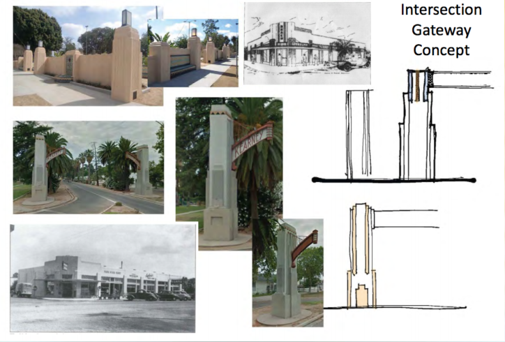 Gateway and Streetscape Concepts | Corey Avenue | Corey Avenue